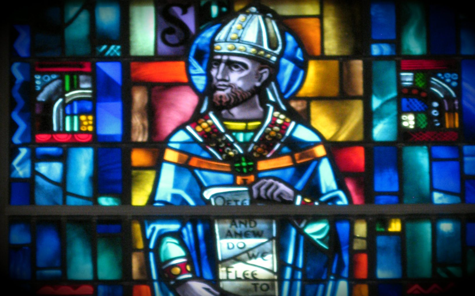 Celebrating the Paschal Feast-Athanasius -1- Stained Glass Athanasius ...
