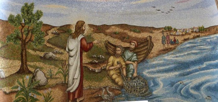 Jesus-calling-fishermen-mosaicMagdalachurch - Crossroads Initiative