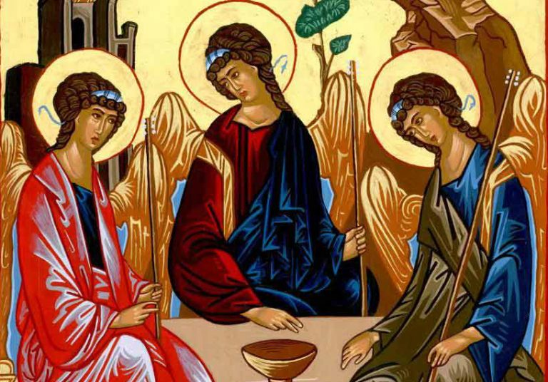 Trinity Icon 3 angels - Crossroads Initiative