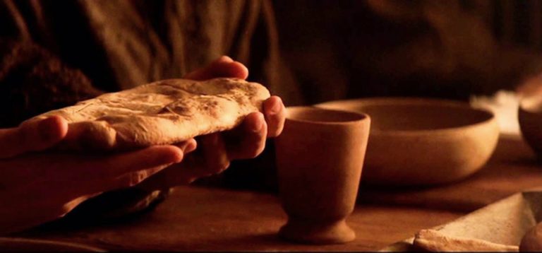 five loaves last supper bread wine cup photophoto - Crossroads Initiative