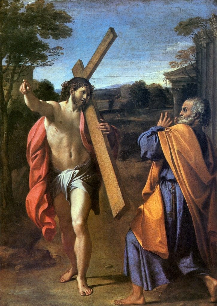 peter meets christ on-the-appian-way - Crossroads Initiative