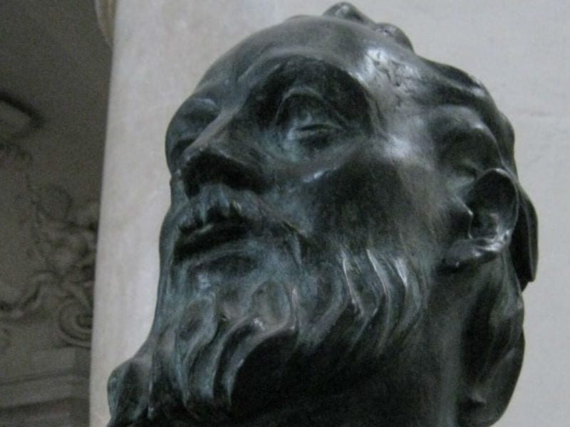 saint columbanus statue head - Crossroads Initiative