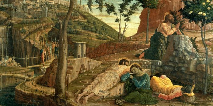 Agony in the Garden Andrea Mantegna 1459 wikimedia public domain ...