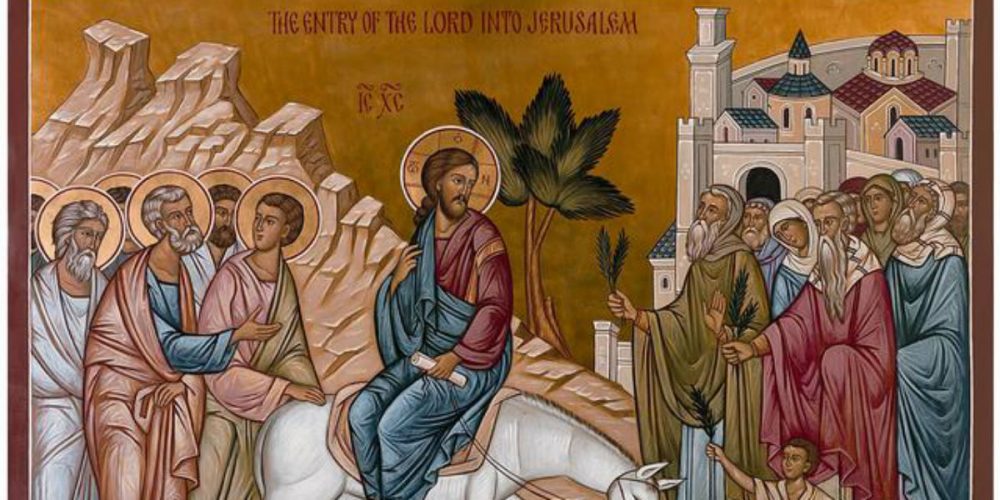 palm sunday icon - Crossroads Initiative