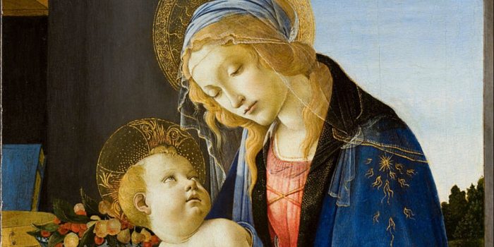 Madonna of the Book by Sandro Botticelli, 1480 - Crossroads Initiative